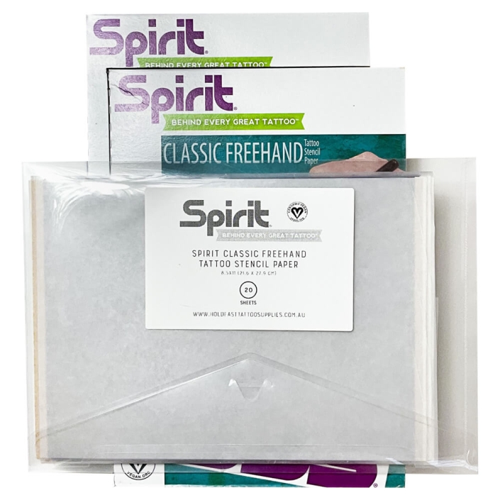 Spirit Classic Thermal Tattoo Transfer Paper A4 20 Sheets - Hold Fast ...